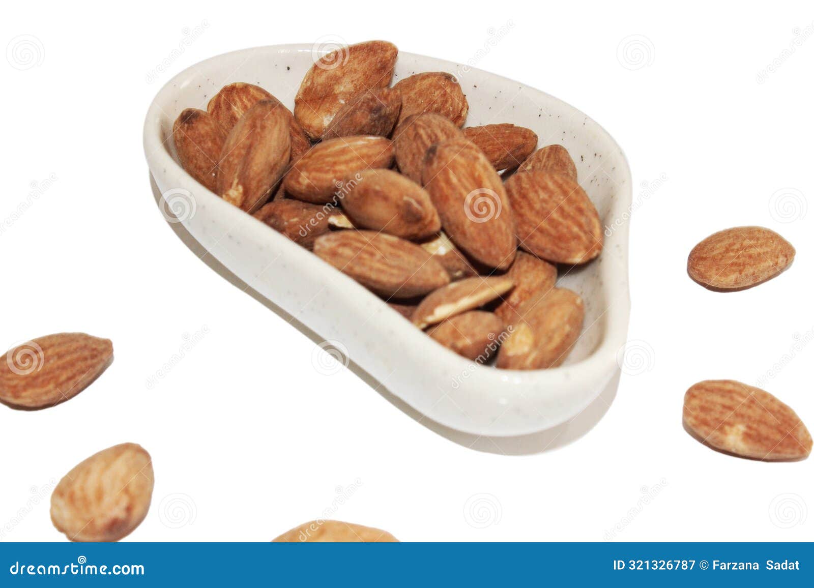 Dry Nuts in White Background Stock Image - Image of hazelnut, breakfast ...