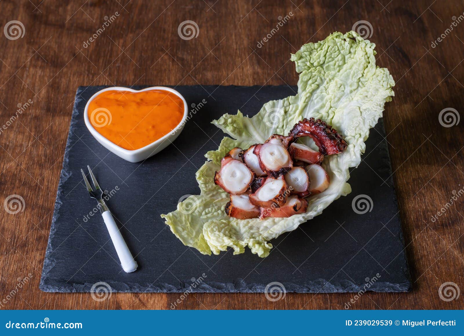 Dry octopus leg stock image. Image of appetizer, exquisite - 239029539