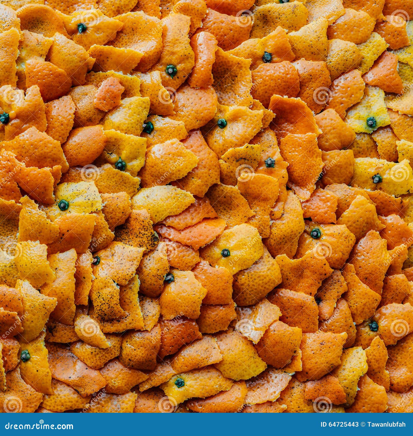 Dry Orange Peels Texture, Abstract Pattern Background. Stock Image ...