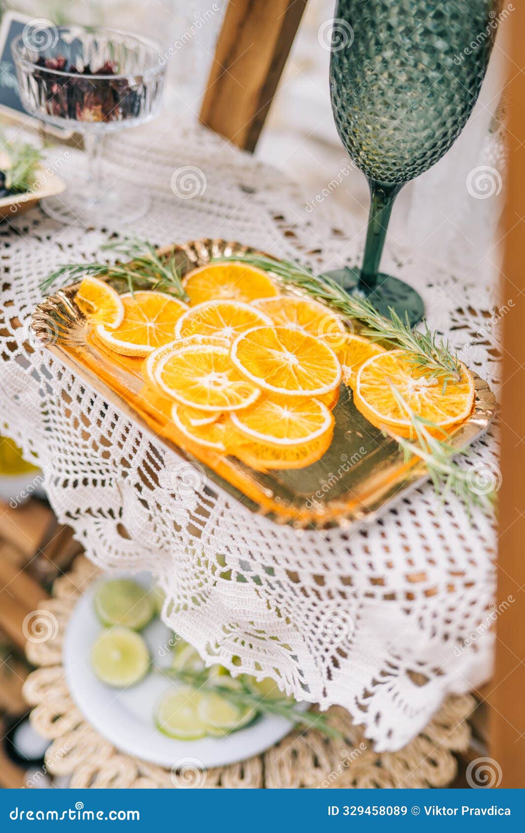 Dry Orange Slices. Gin and Tonic Bar Stock Image - Image of closeup ...