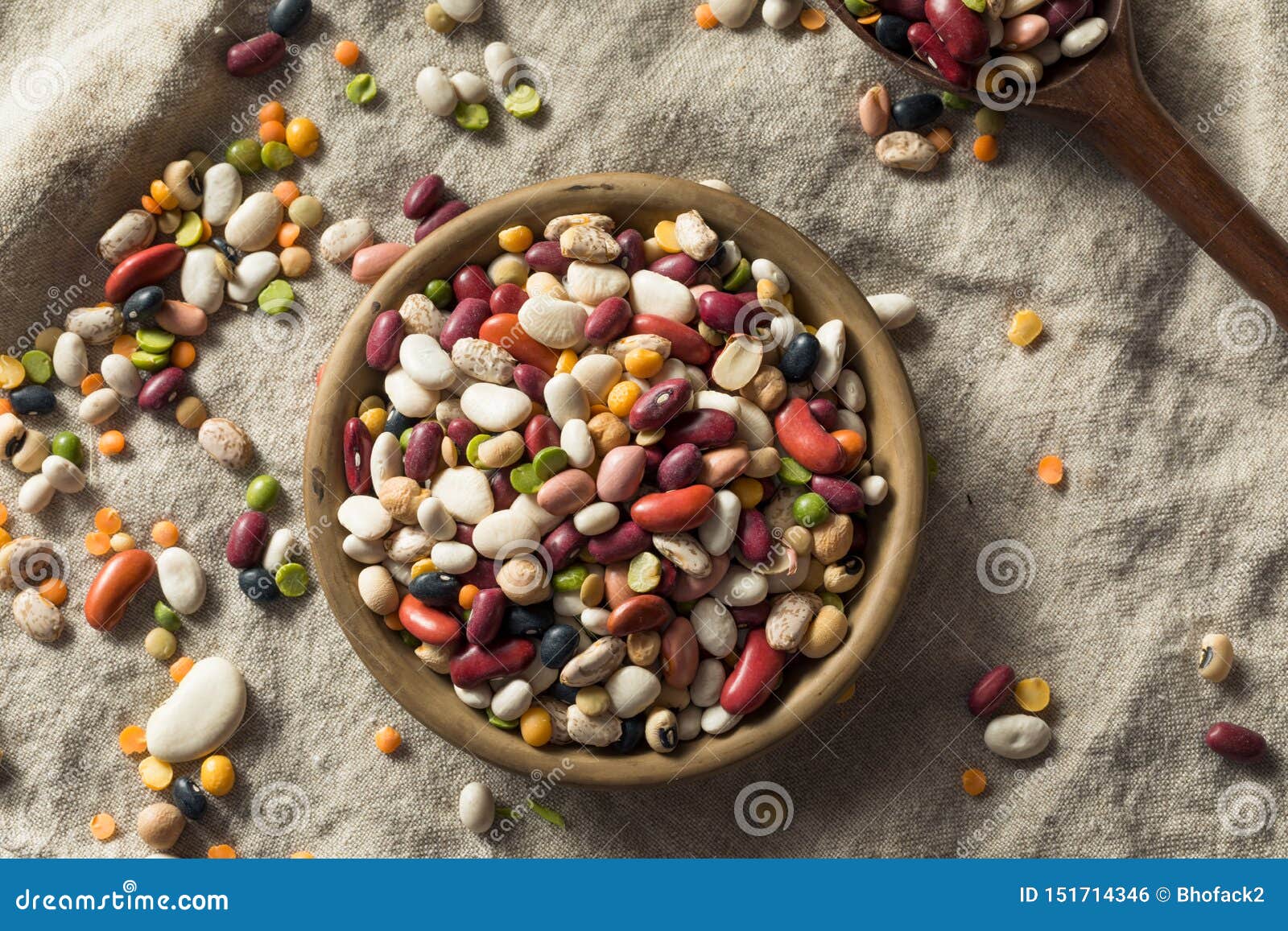 Dry Organic Assorted Bean Mixture Stock Photo - Image of health ...