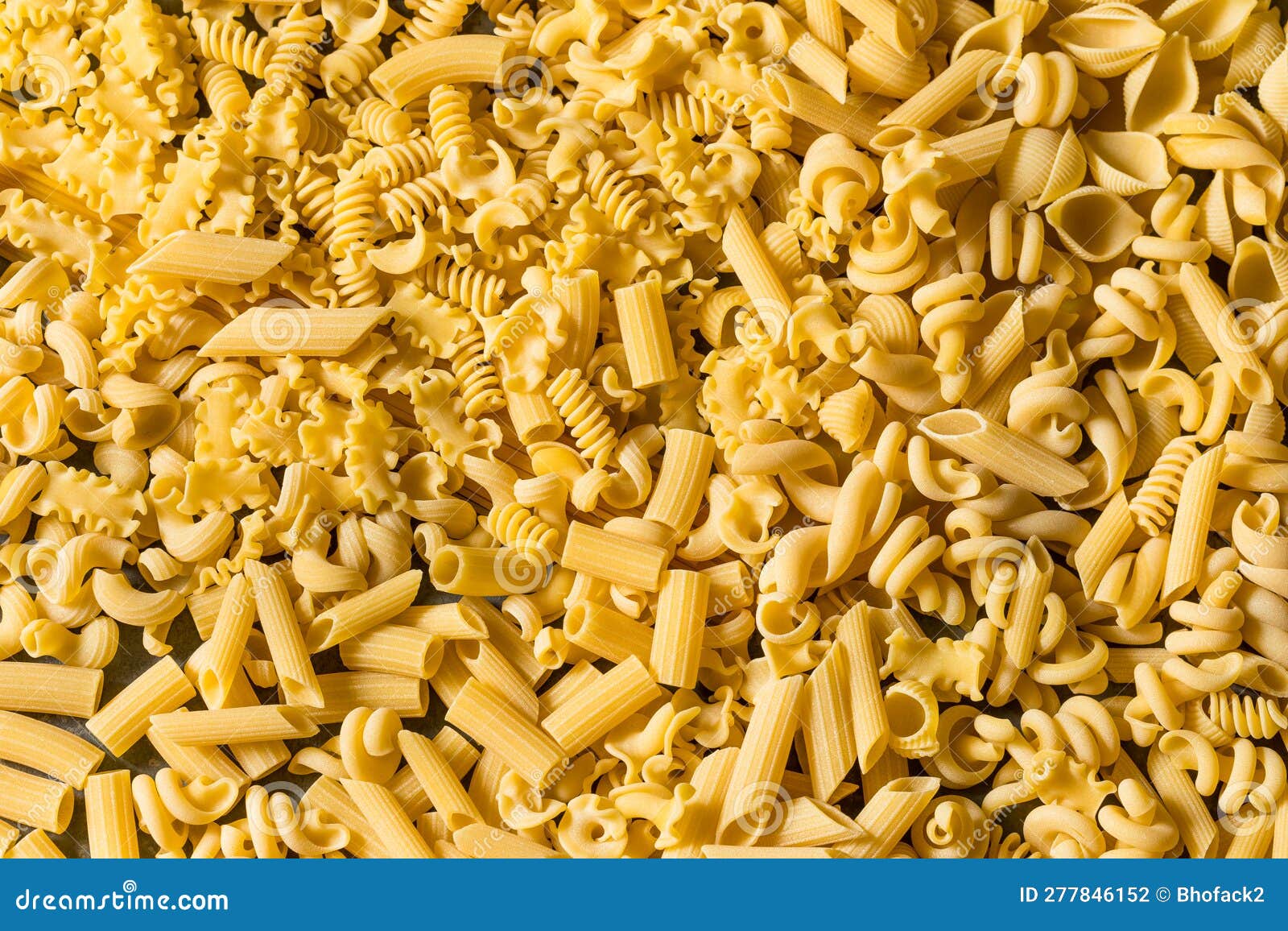 Dry Organic Assorted Italian Pasta Stock Photo - Image of spaghetti ...