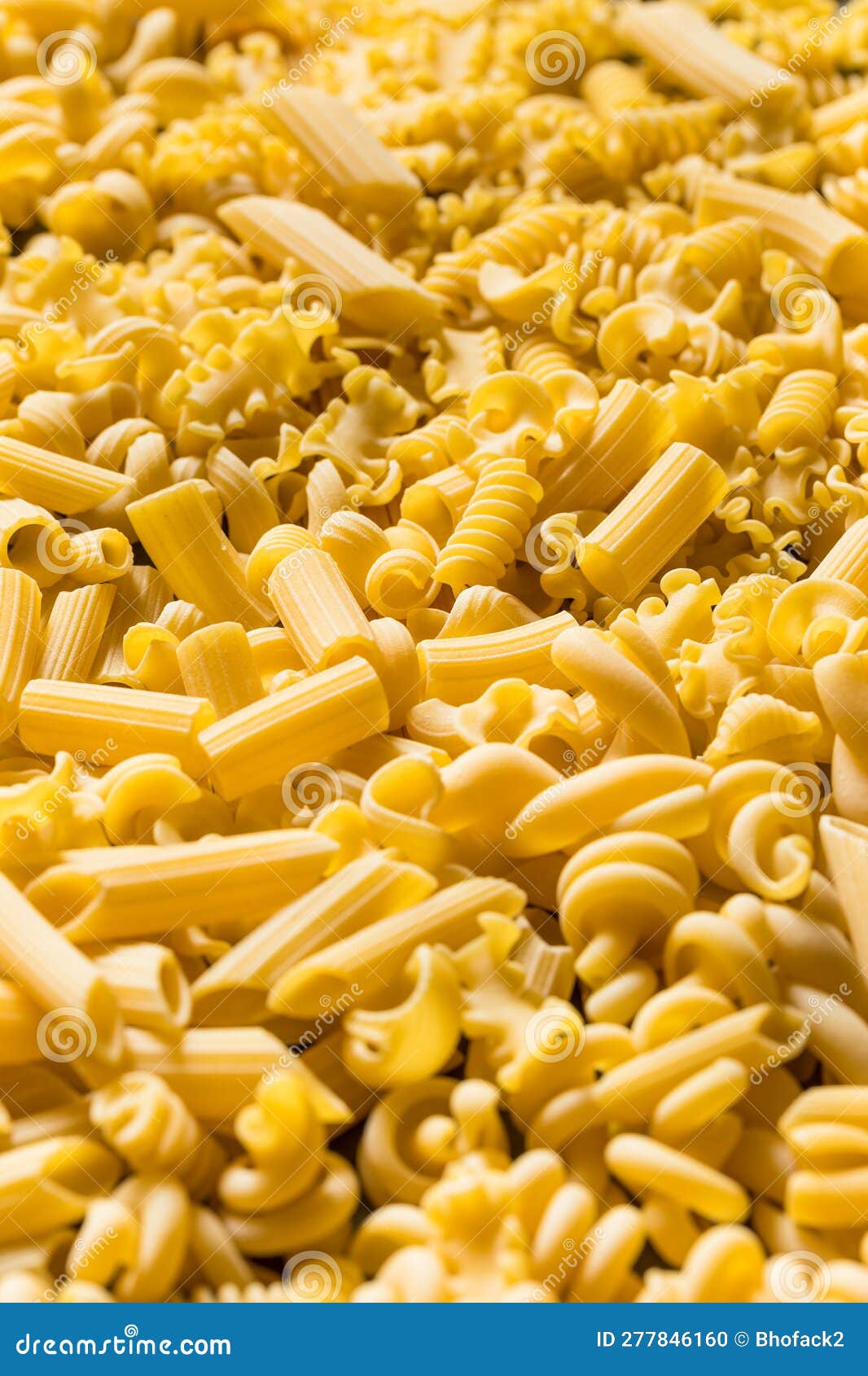 Dry Organic Assorted Italian Pasta Stock Photo - Image of assortment ...