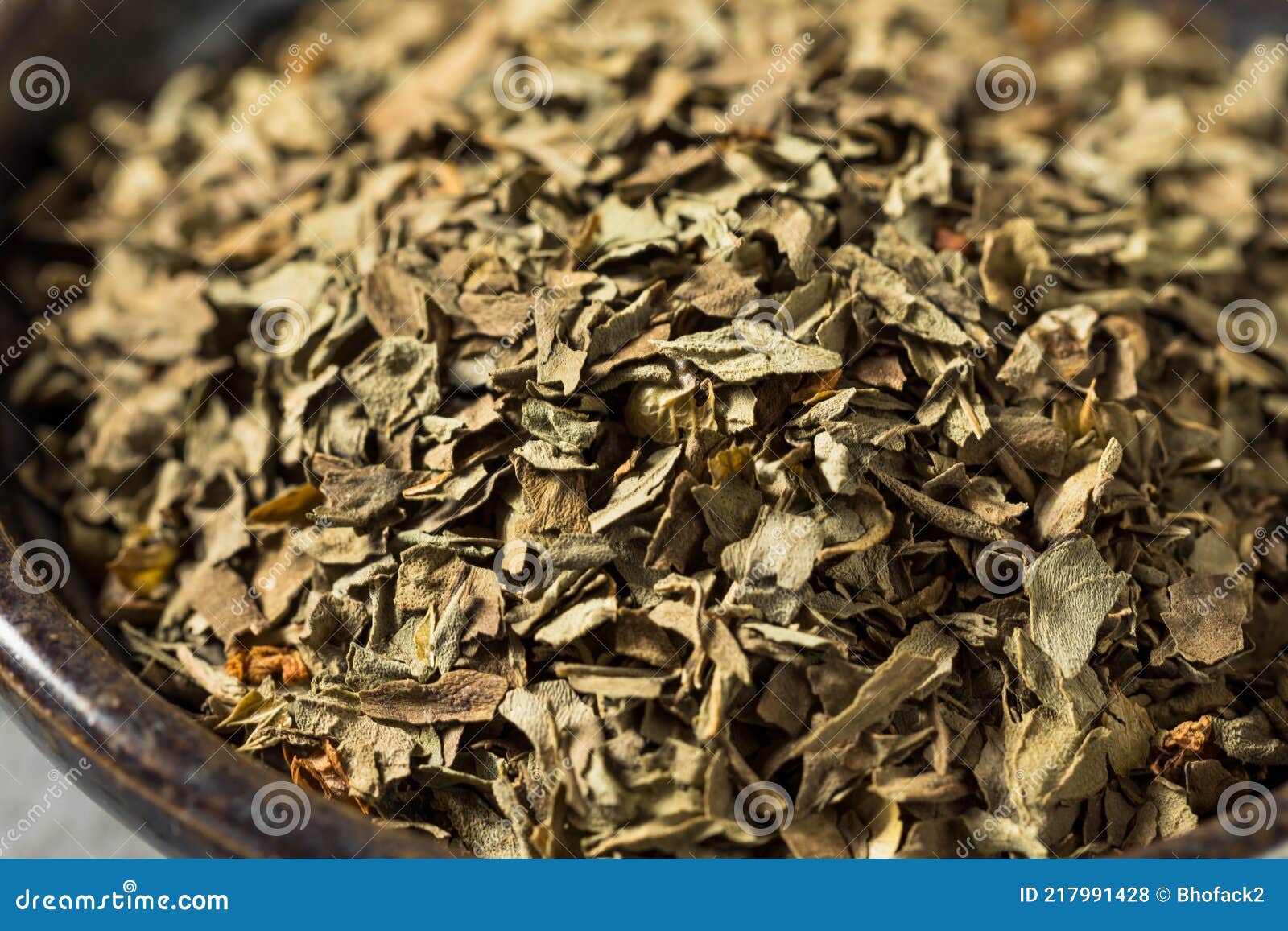 Dry Organic Basil Spice stock photo. Image of heap, plant - 217991428