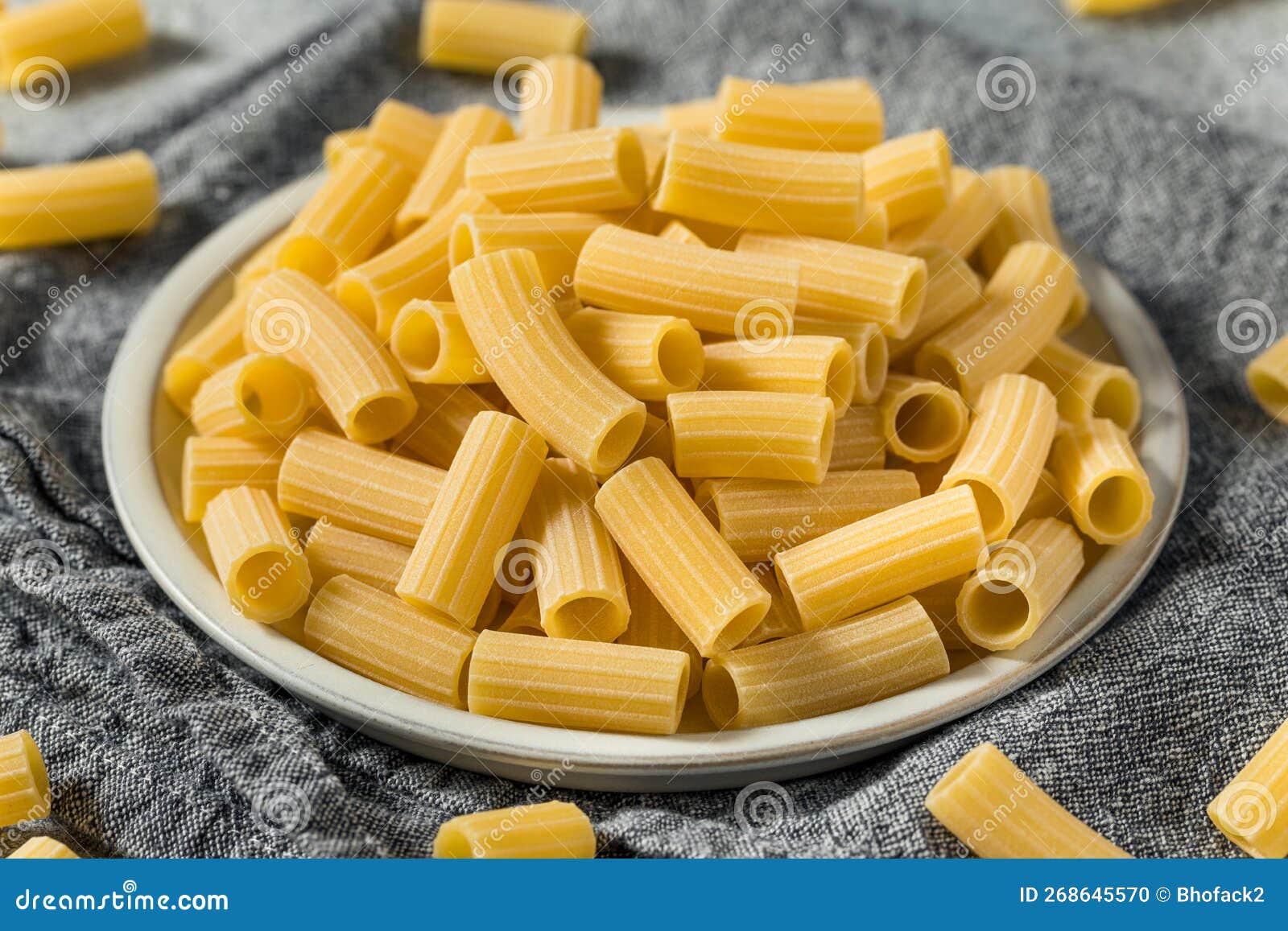Dry Organic Durum Maccheroni Pasta Stock Photo - Image of maccheroni ...