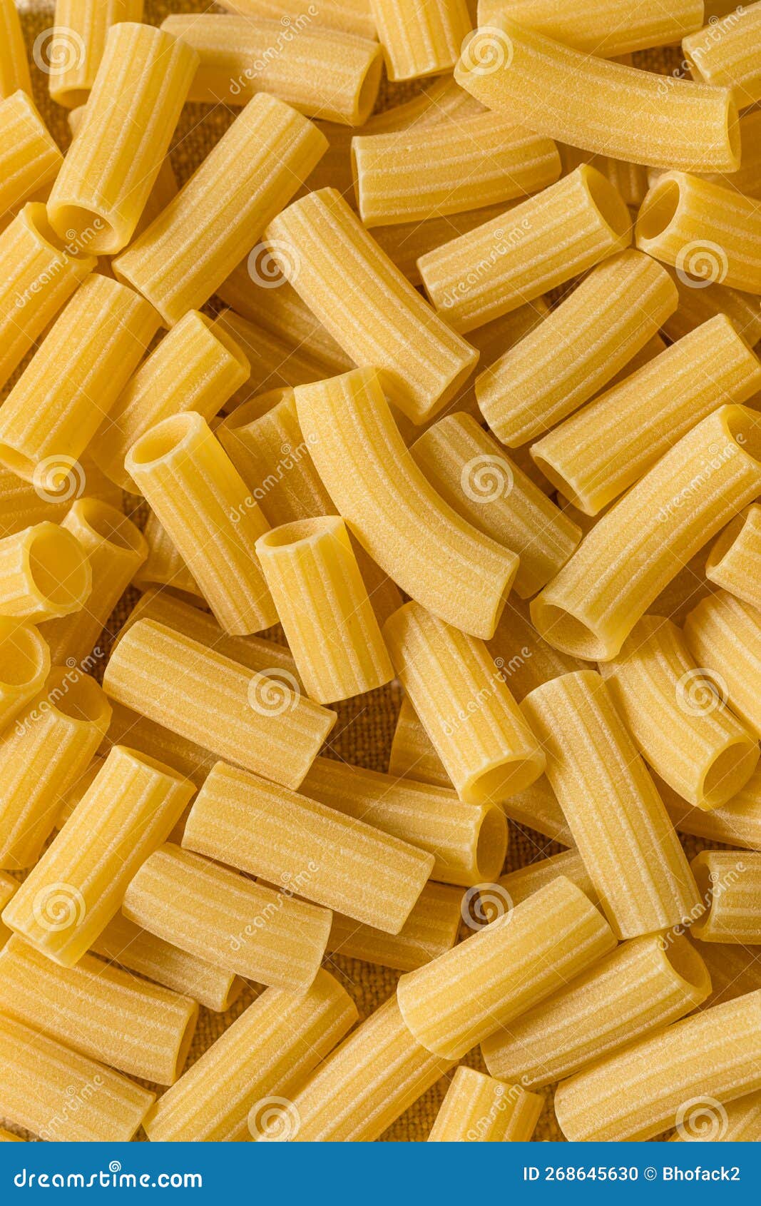 Dry Organic Durum Maccheroni Pasta Stock Photo - Image of uncooked ...