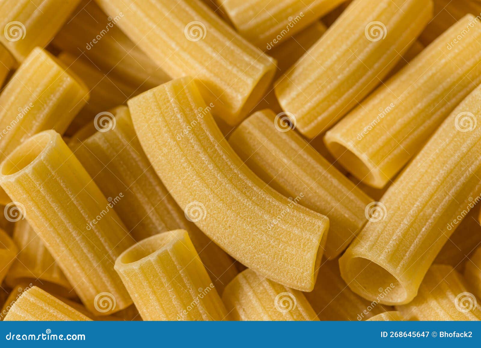 Dry Organic Durum Maccheroni Pasta Stock Image - Image of meal, italian ...