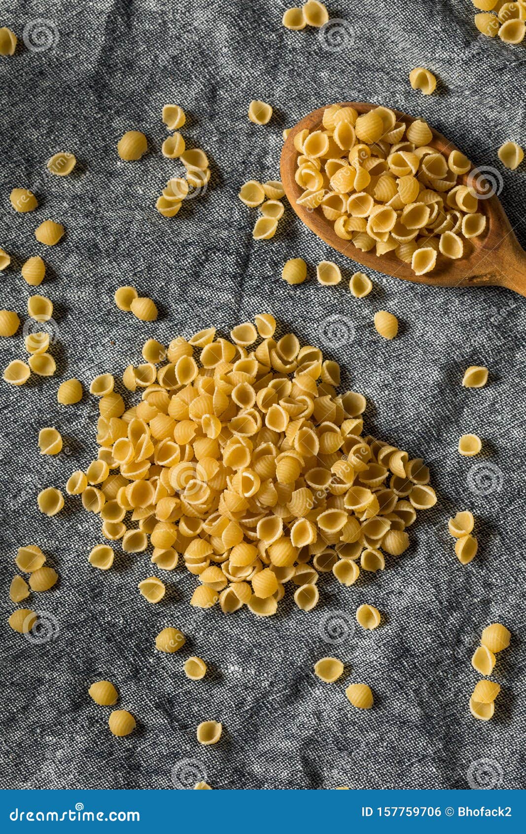 Dry Organic Macaroni Shells Stock Photo - Image of wheat, background ...