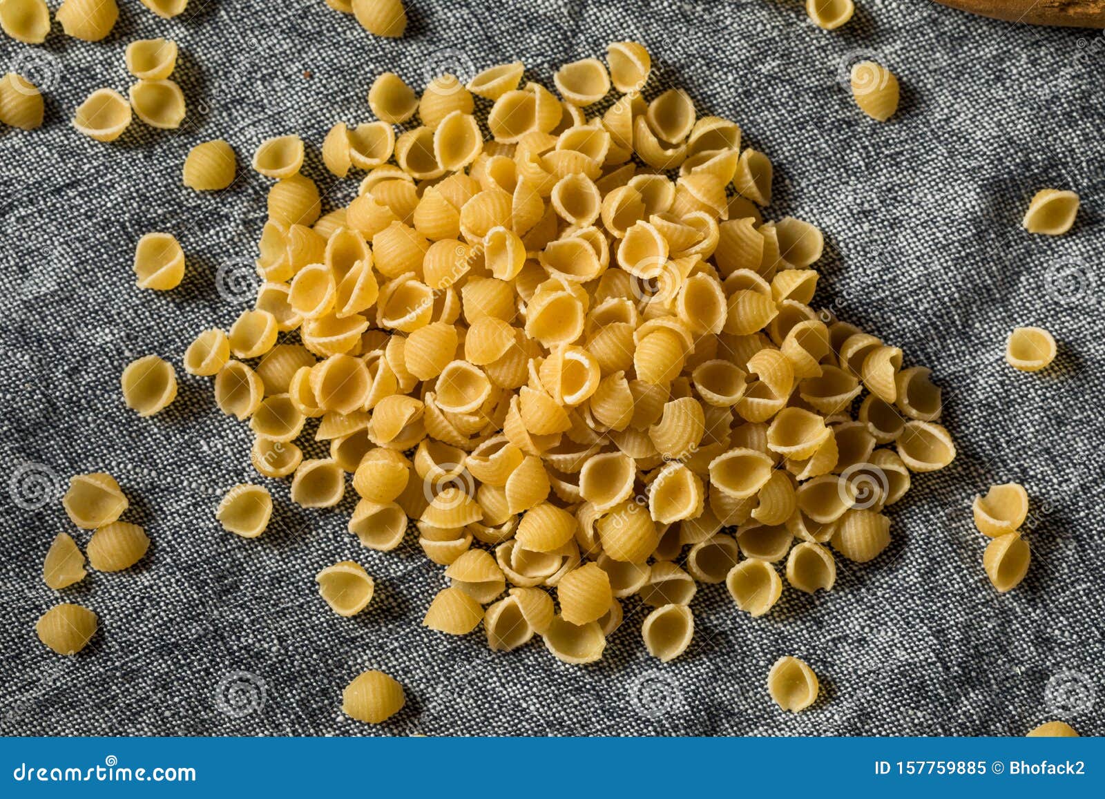 Dry Organic Macaroni Shells Stock Image - Image of carbohydrates ...