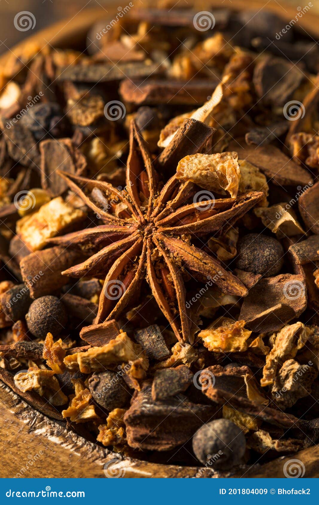 Dry Organic Mulling Spices stock image. Image of ingredient - 201804009