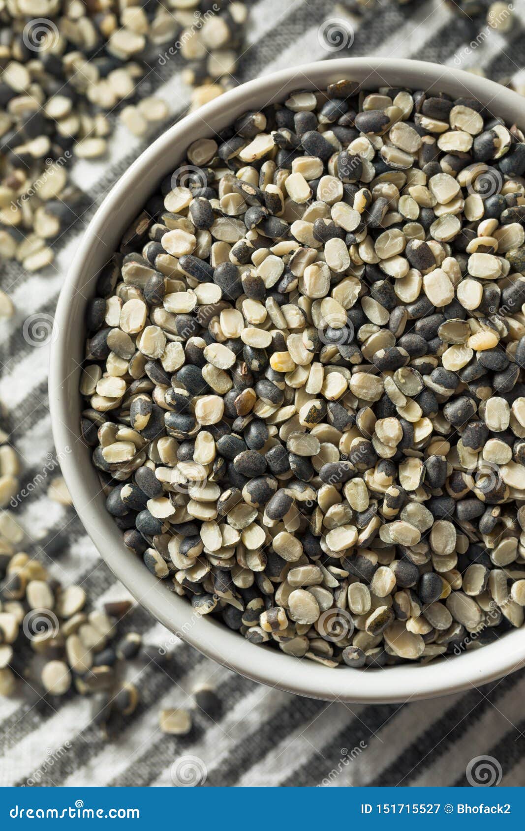 Dry Organic Murad Split Matpe Beans Stock Image - Image of healthy ...