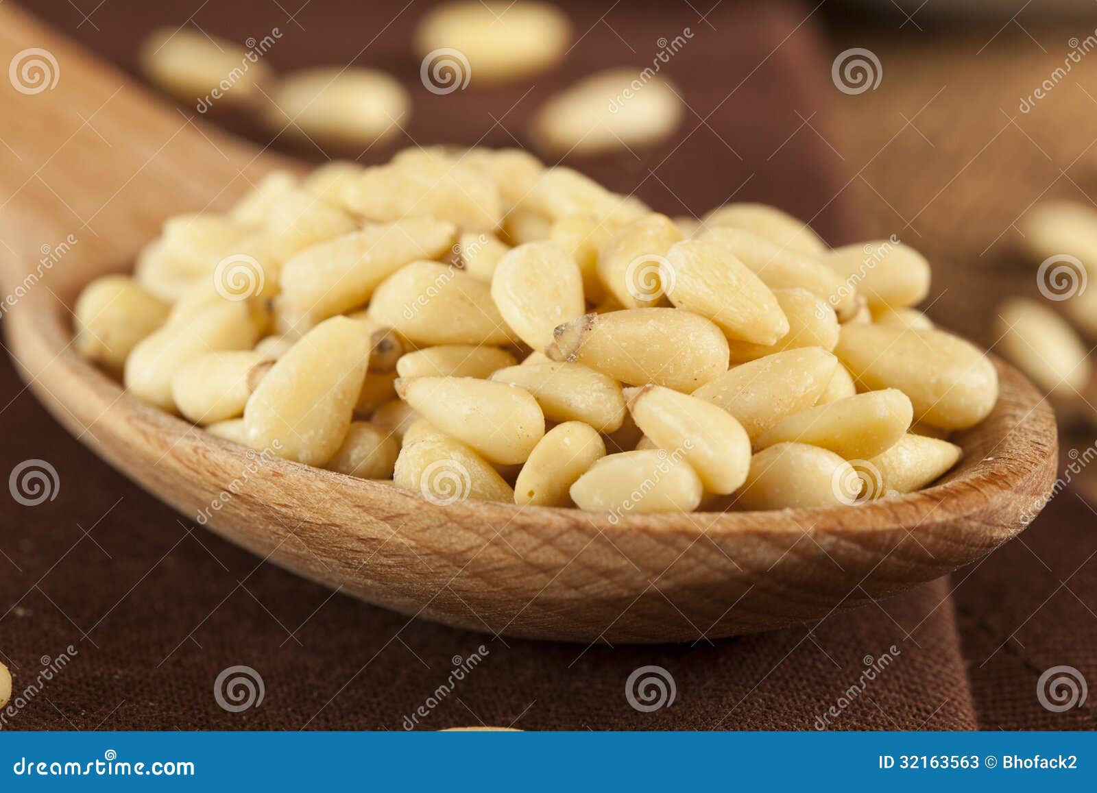 Dry Organic Pine Nuts stock image. Image of vegetarian - 32163563