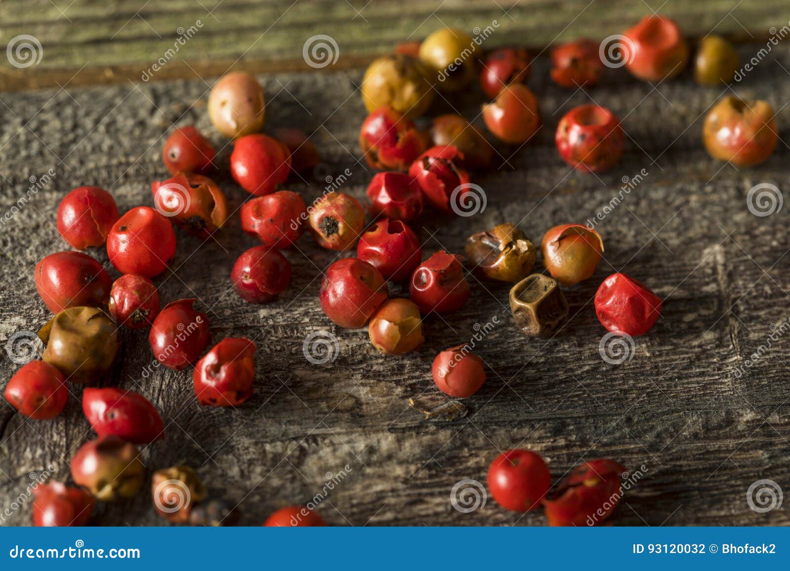 Dry Organic Red Peppercorns Stock Photo - Image of seed, cooking: 93120032