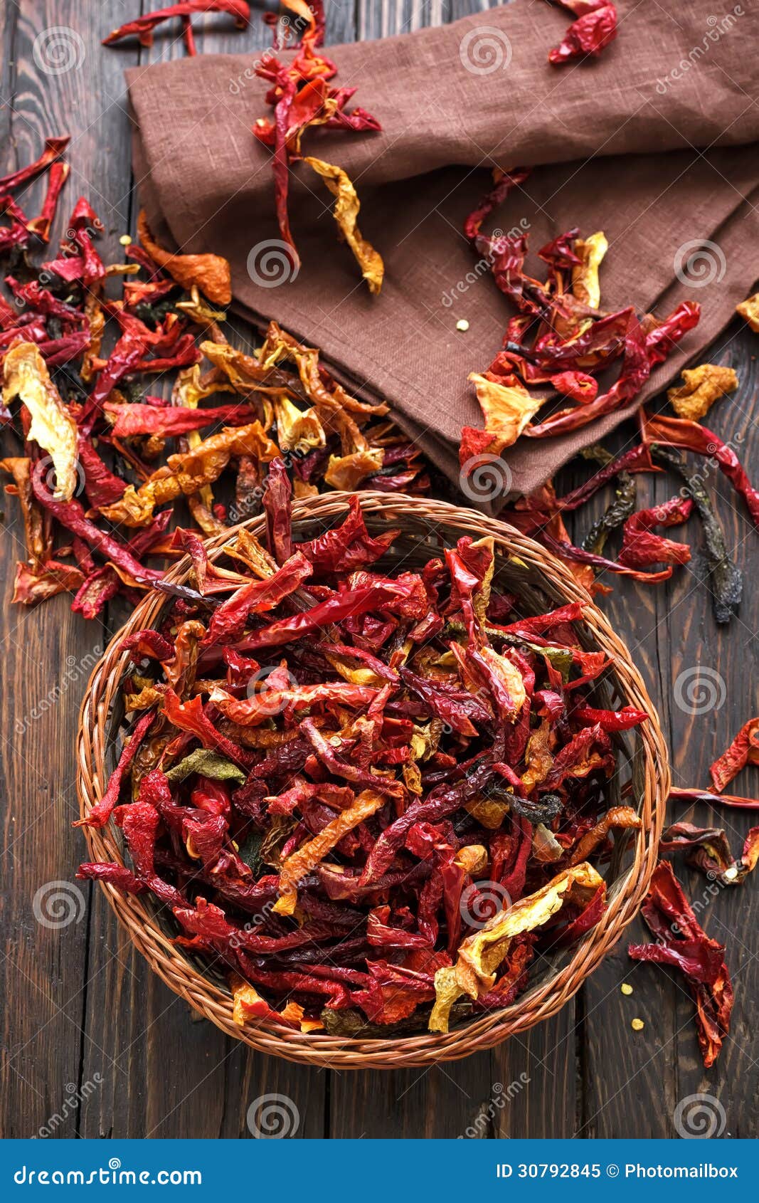 Dry pepper stock image. Image of dried, spicy, organic - 30792845