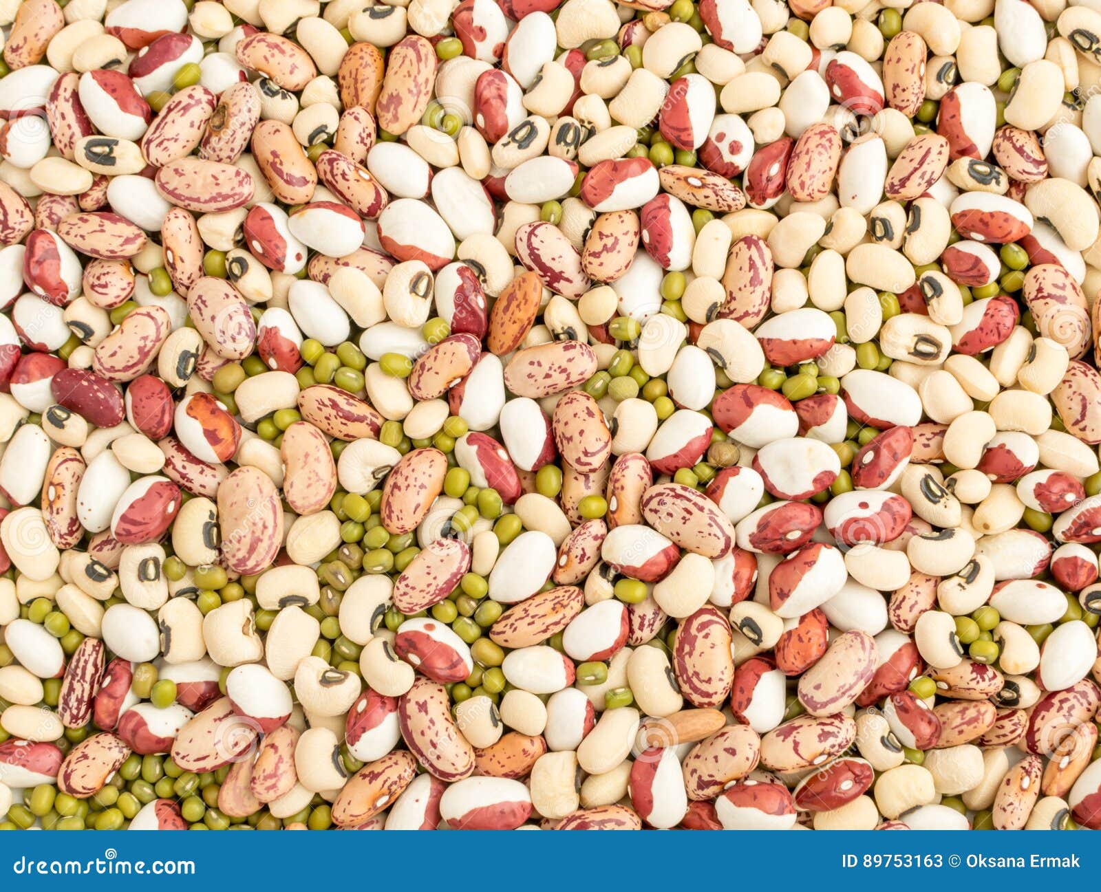 Dry Pinto Beans Mix Background Stock Image - Image of grain, pinto ...