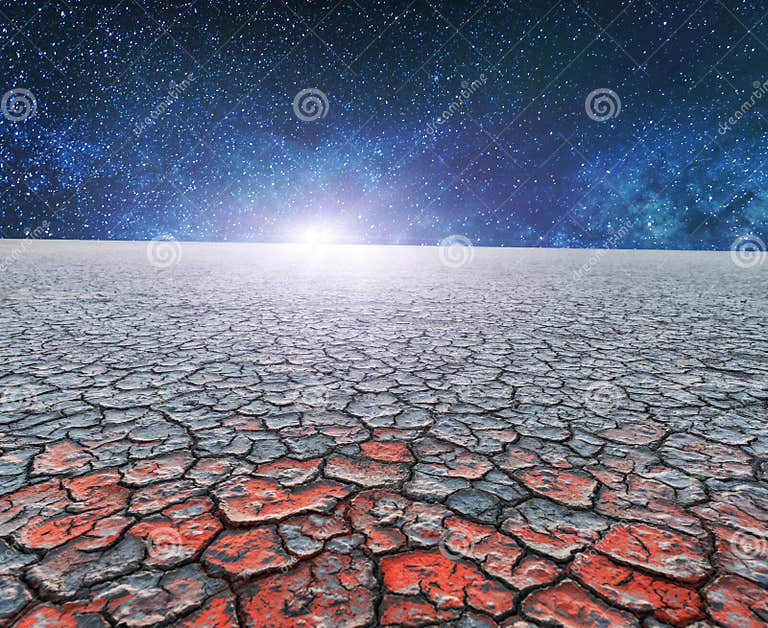 A dry planet stock illustration. Illustration of desert - 98423158