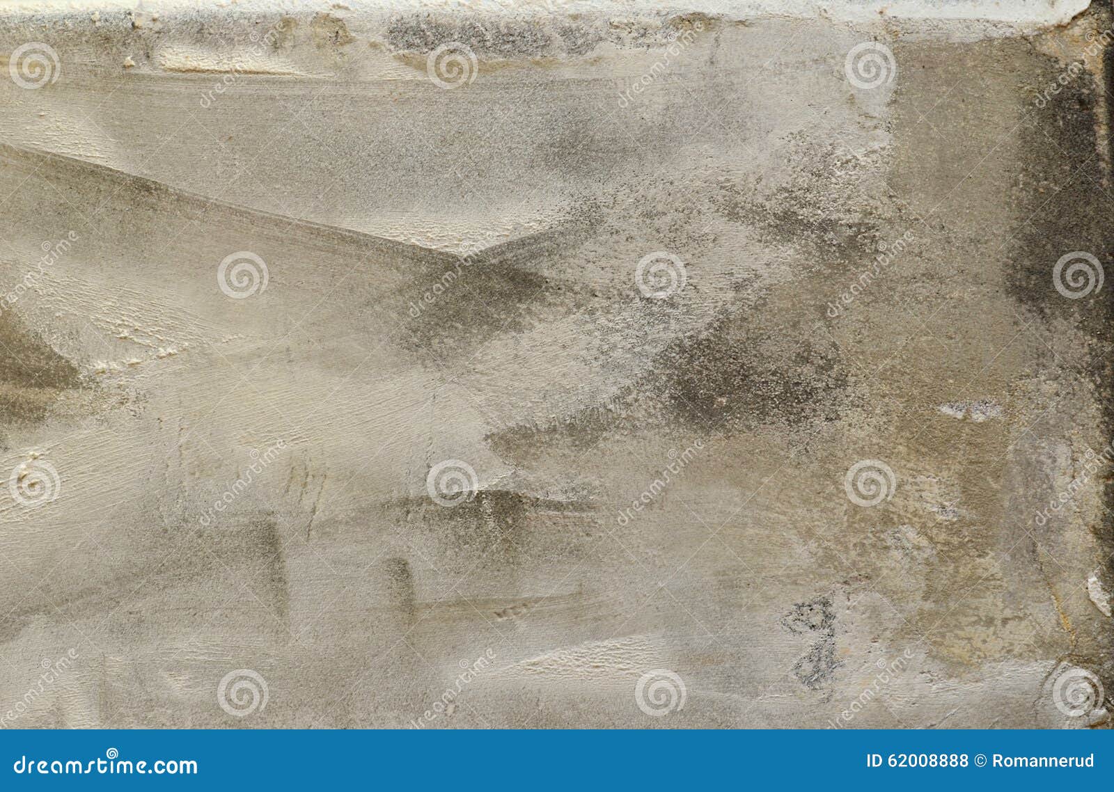 Dry Plastering on Wall. Grey Background for Masonry Theme. Stock Photo ...