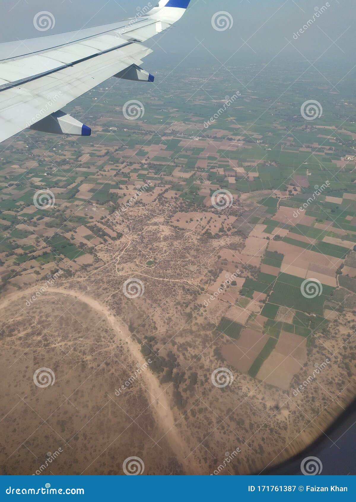Dry Plateau from Flight Window Stock Image - Image of hill, plateau ...