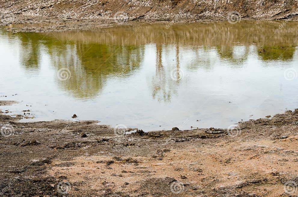 Dry pond stock image. Image of drought, concept, space - 42226135