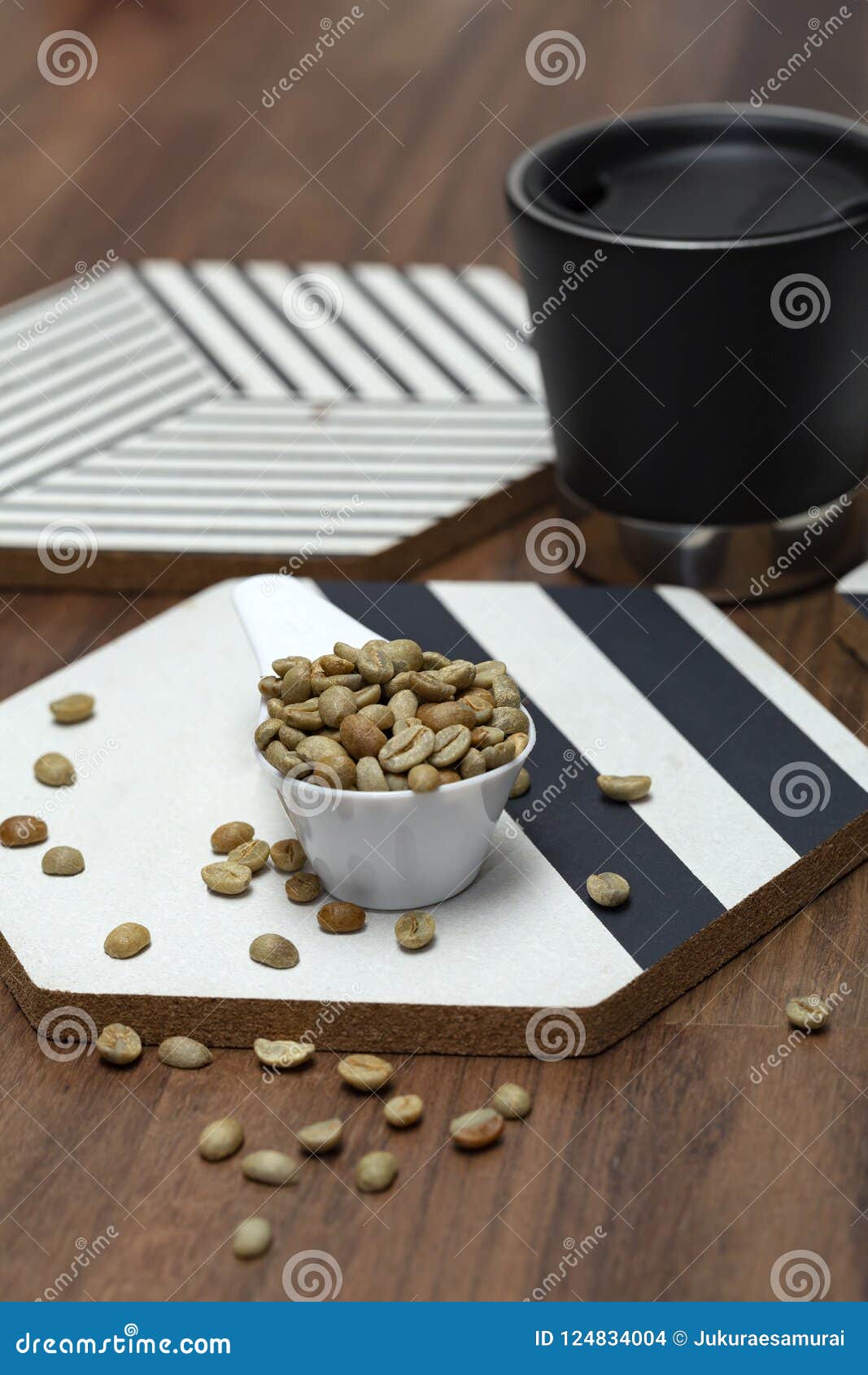 Dry Process or Natural Process Coffee Beans Stock Photo - Image of ...