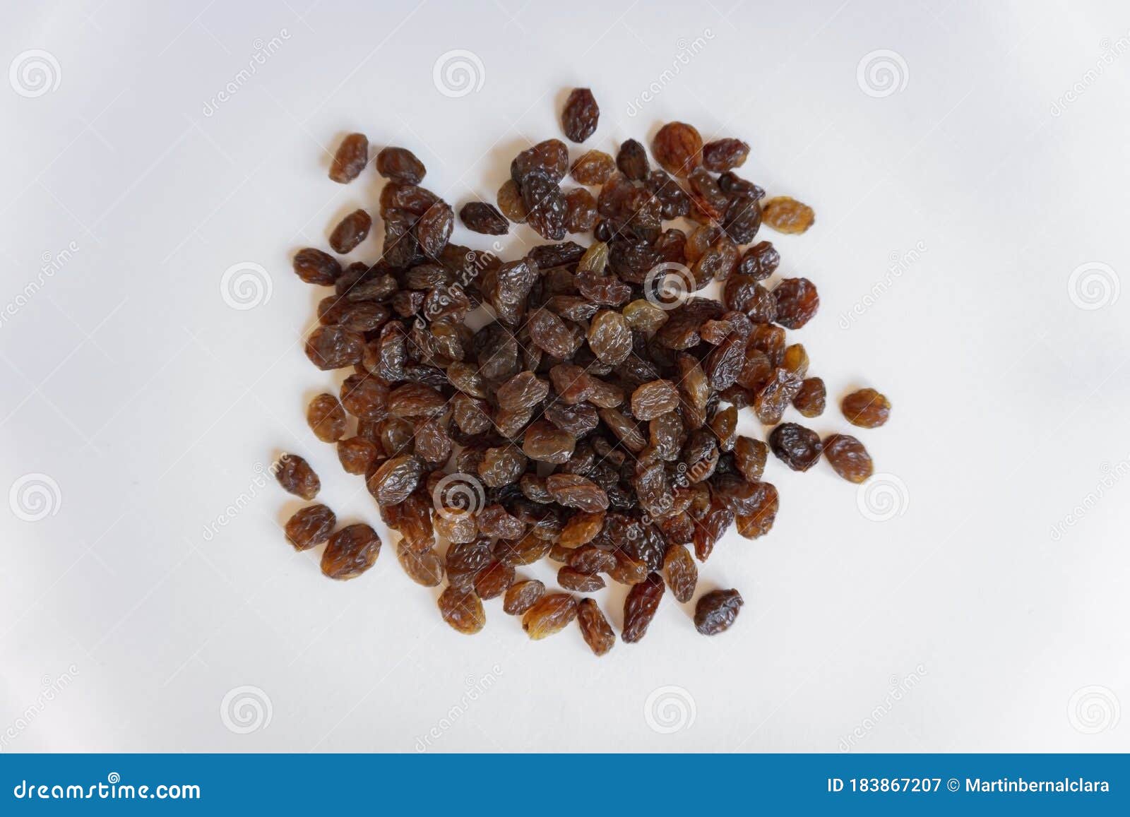 Dry Raisins Isolated from Dry Fruits Pot Stock Image - Image of fruit ...