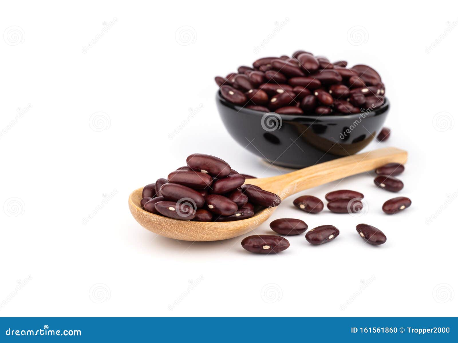 Dry red beans stock photo. Image of grains, beans, nutrition - 161561860