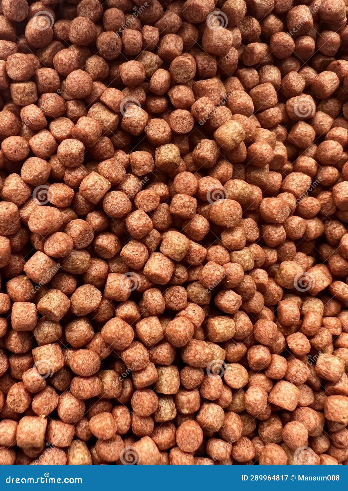 Dry Red Cat Food Background. Pet Food Concept Stock Image - Image of ...