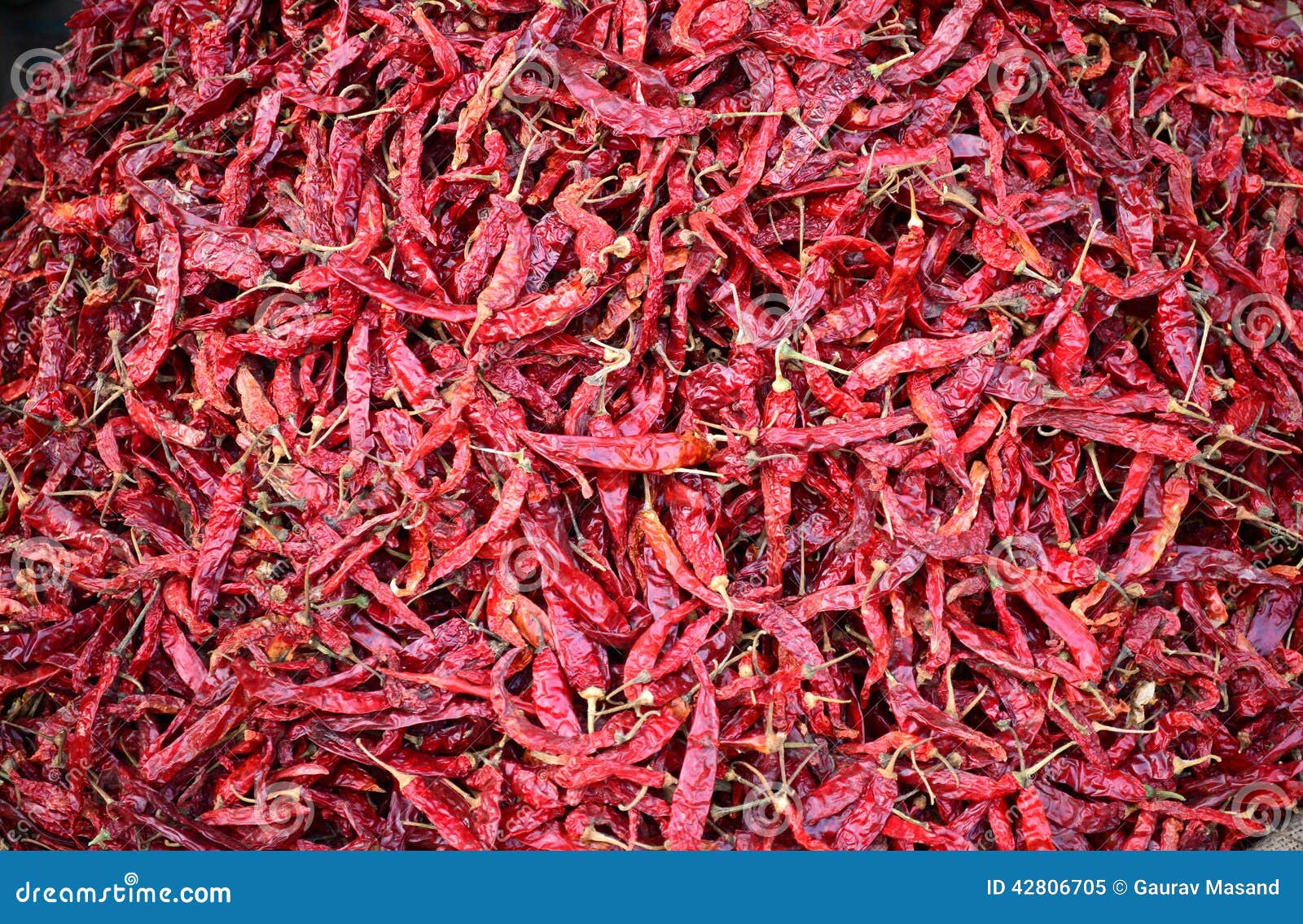 Dry Red Chilly stock image. Image of curry, fiery, garam - 42806705