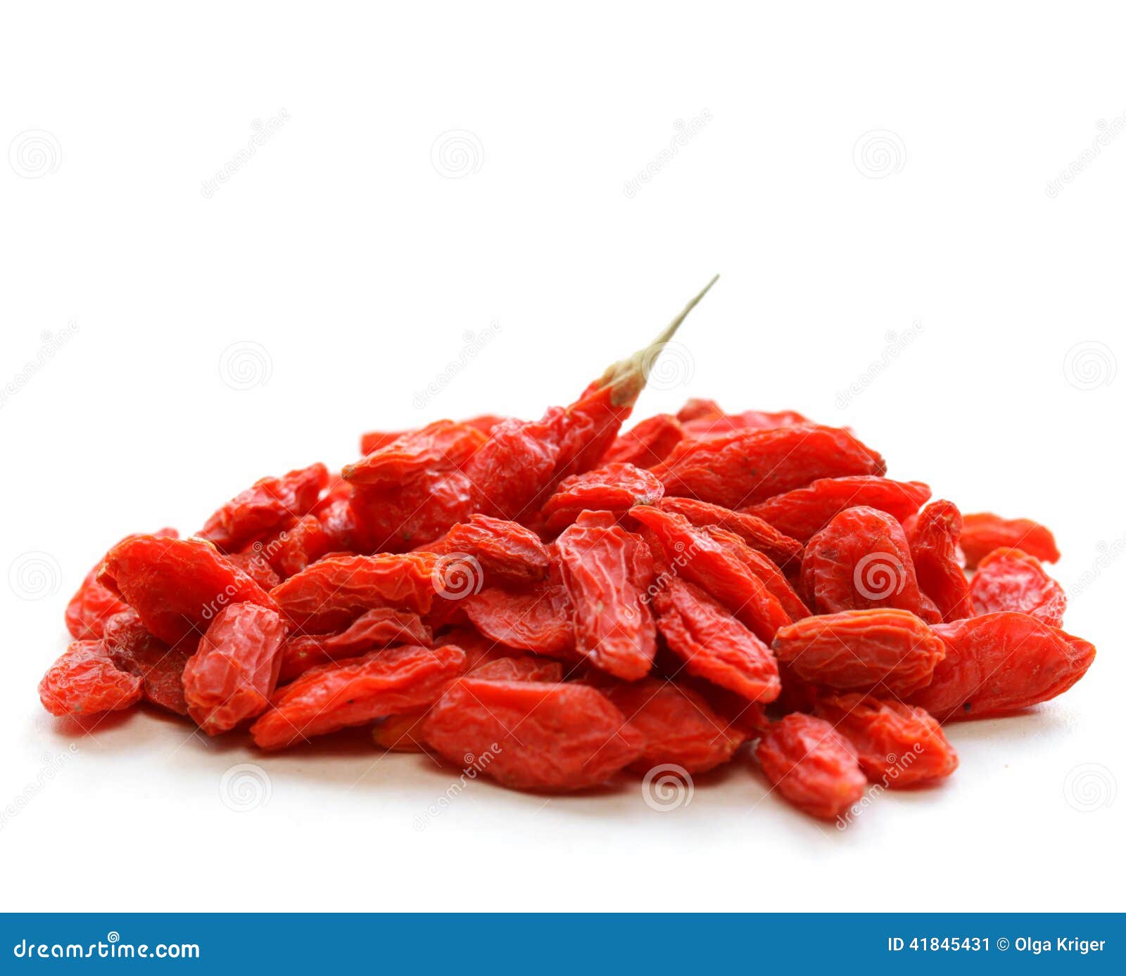 Dry red goji berries stock image. Image of diet, health - 41845431