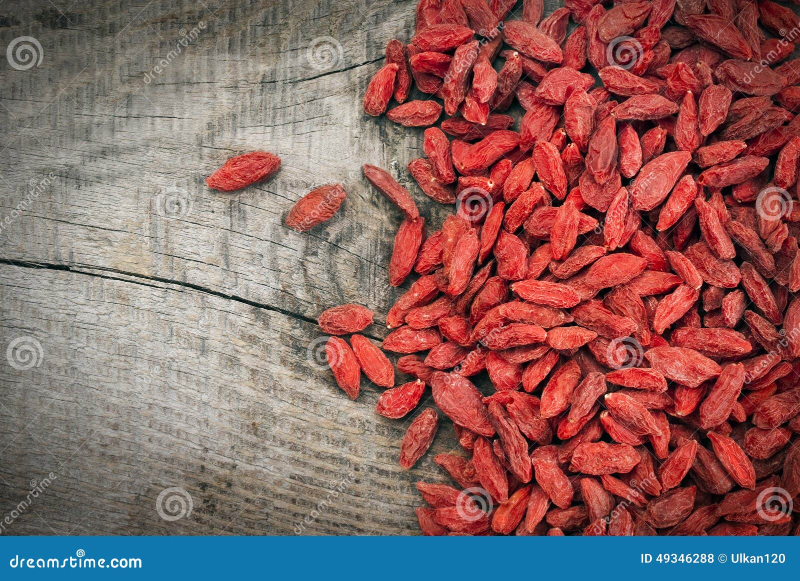 Dry red goji berries stock photo. Image of nutrition - 49346288