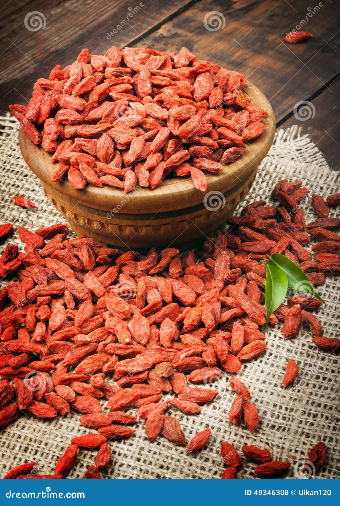 Dry red goji berries stock photo. Image of himalayan - 49346308