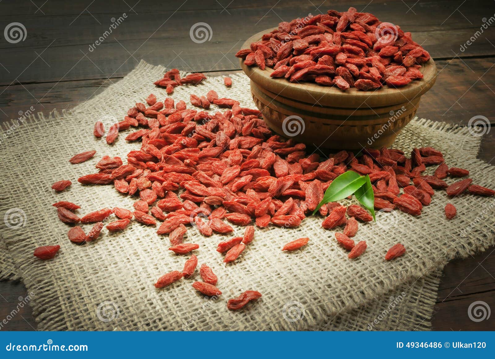 Dry red goji berries stock photo. Image of nutritional - 49346486