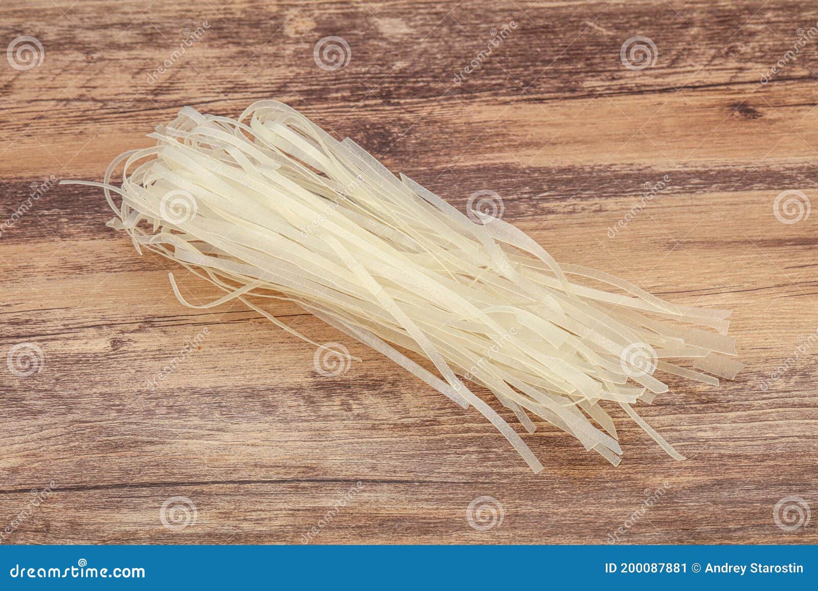 Dry Rice Noodle for Cooking Stock Image - Image of isolated, nutrition ...