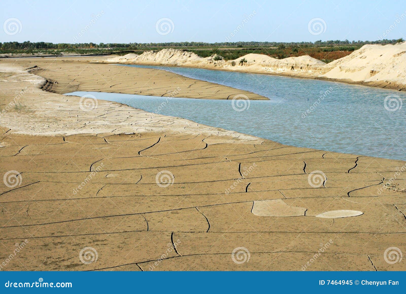 Dry river stock image. Image of nature, mire, dryness - 7464945