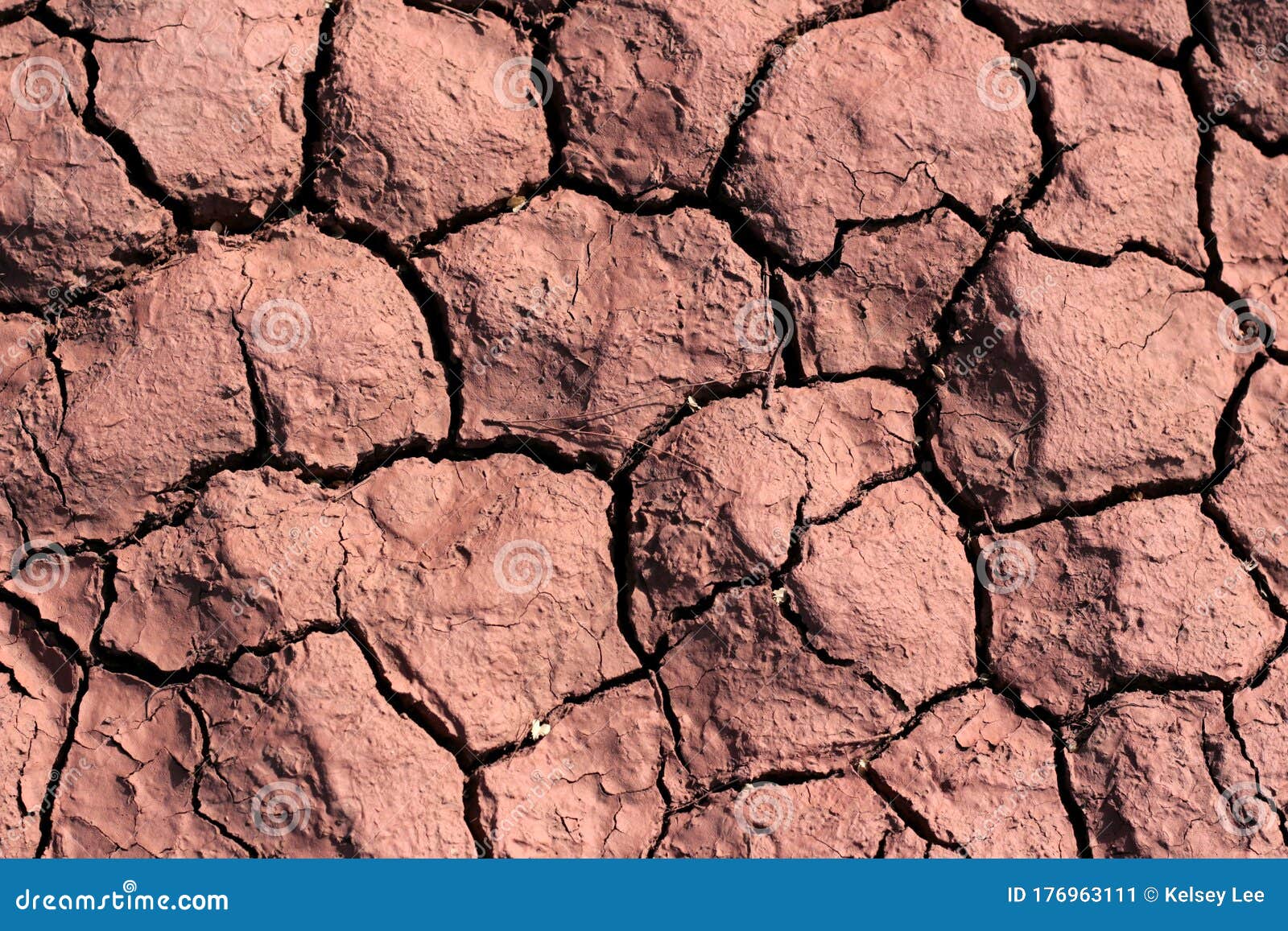 Dry River Bed, Red Clay stock image. Image of nature - 176963111