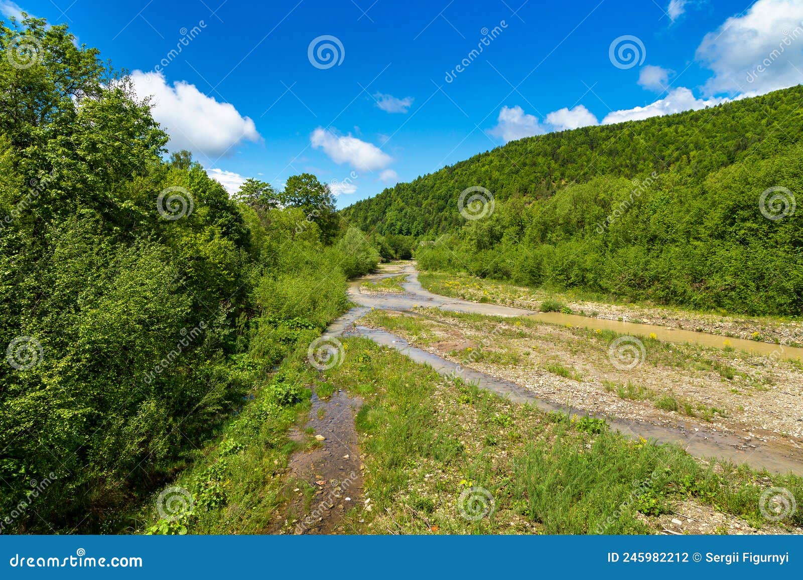 Dry river stock photo. Image of earth, irrigation, dead - 245982212