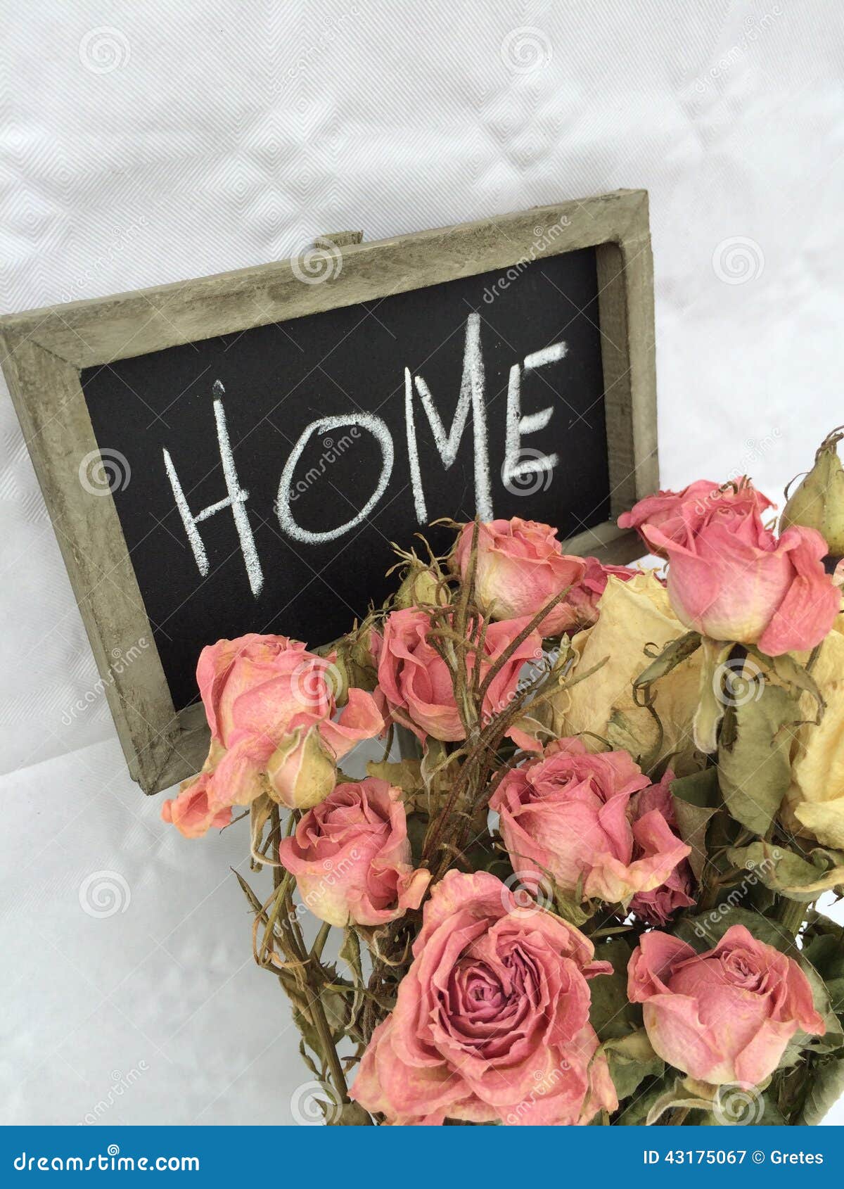 Dry Roses home decor stock image. Image of objects, black - 43175067