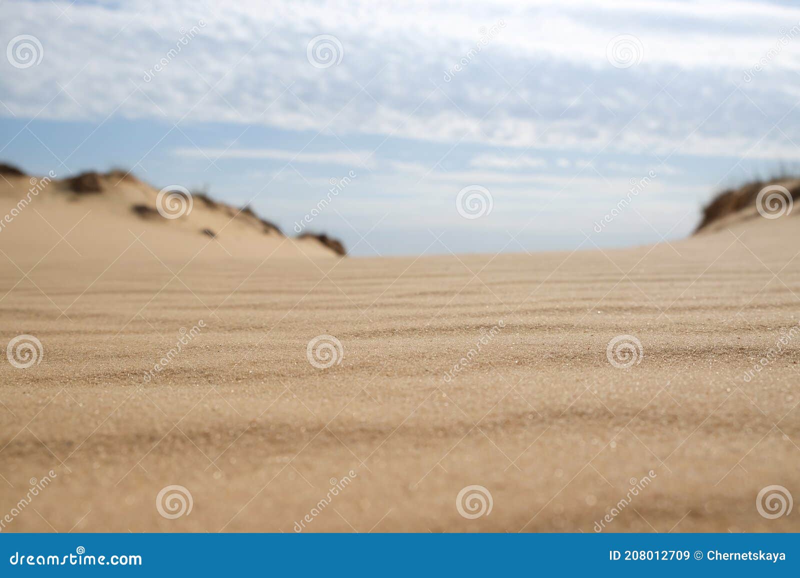 Dry Sand in Desert on Sunny Day Stock Image - Image of beautiful, dune ...
