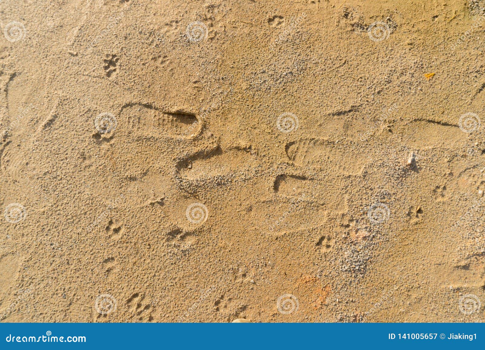 Sand Soil Texture with Track for Background Stock Image - Image of ...