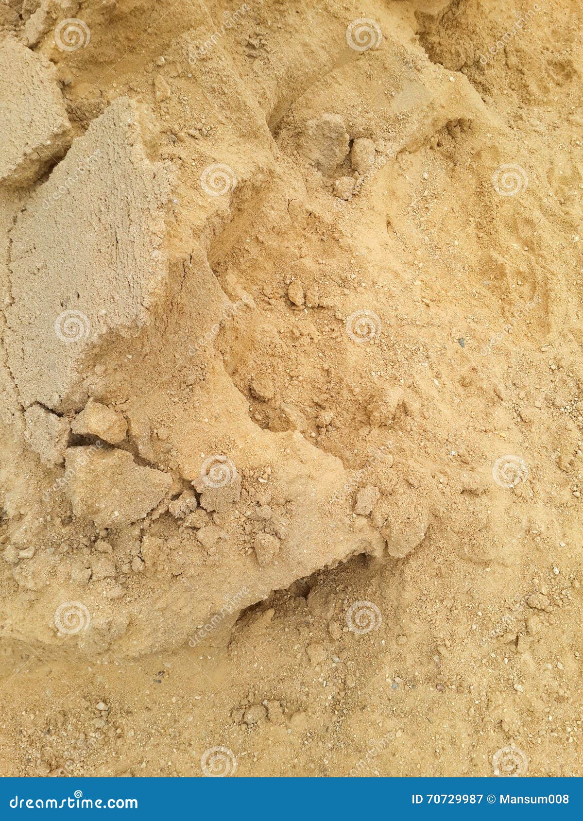 Dry sand texture stock image. Image of textured, material - 70729987