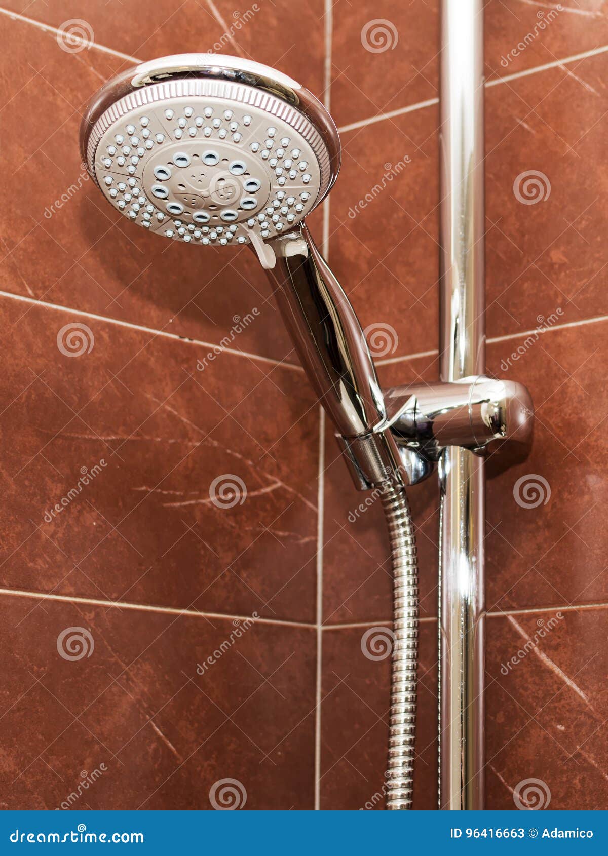 Dry shower head stock image. Image of object, spray, closeup - 96416663