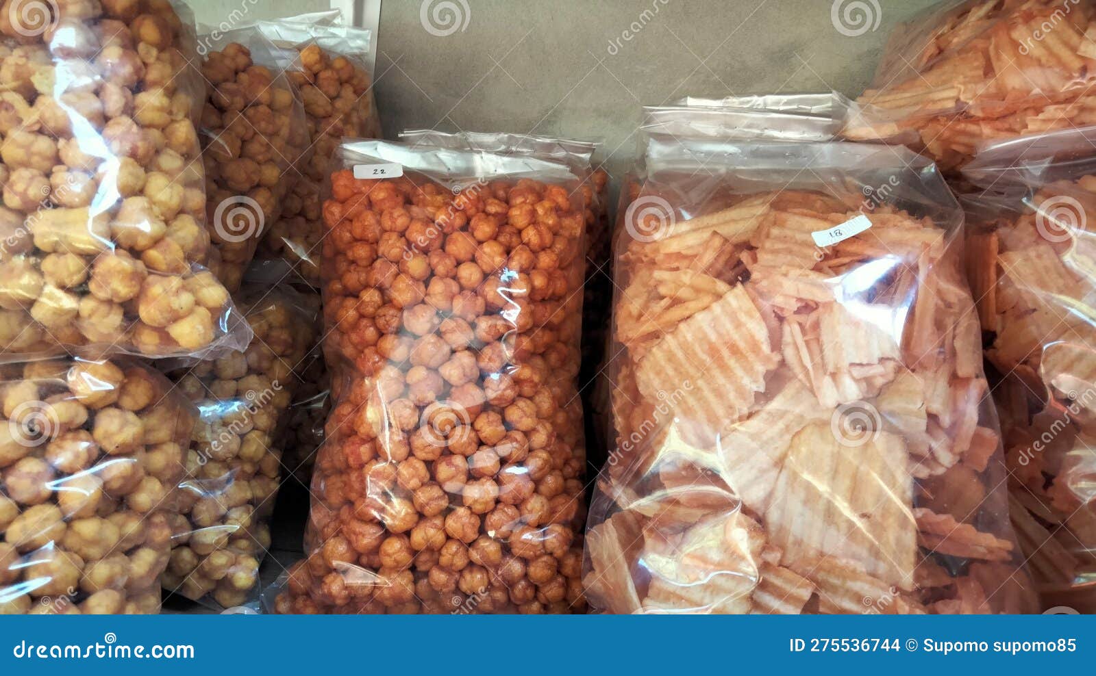 Dry Snacks Made from Sweet Potatoes, Cassava Stock Photo - Image of ...