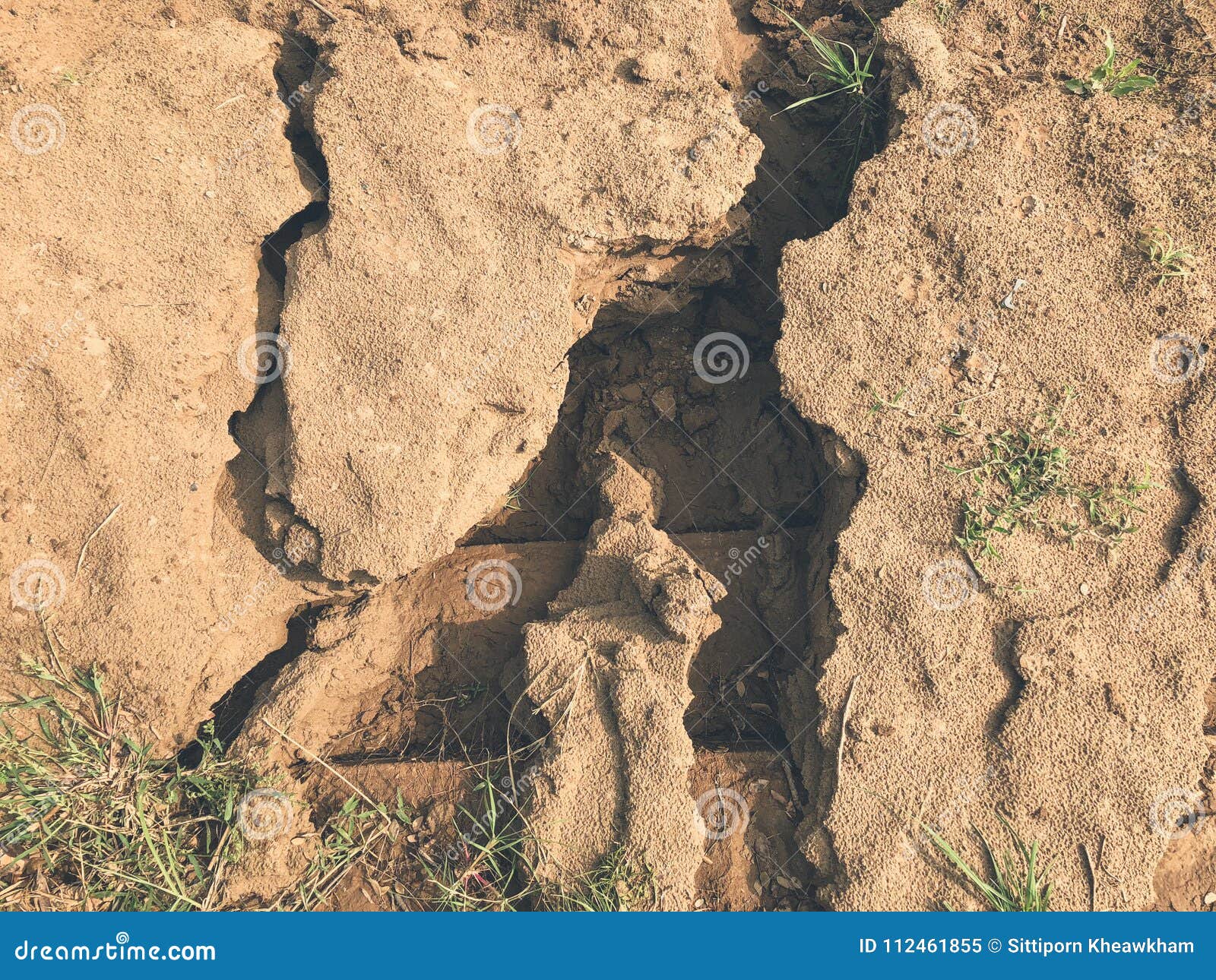 Dry Soil Cracks in the Ground Stock Image - Image of concept, cracked ...