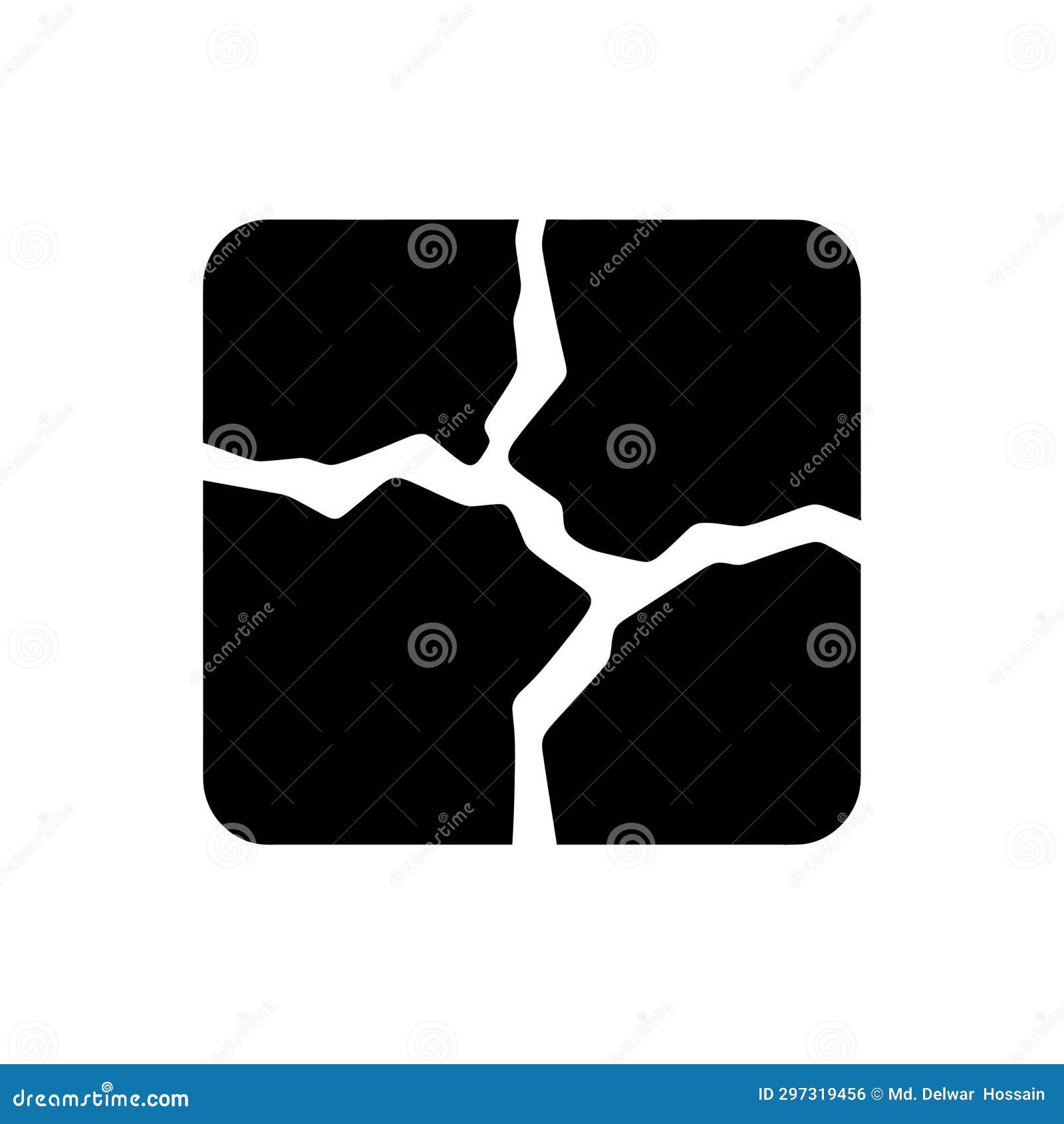 Dry Soil Icon - Simple Vector Illustration Stock Vector - Illustration ...