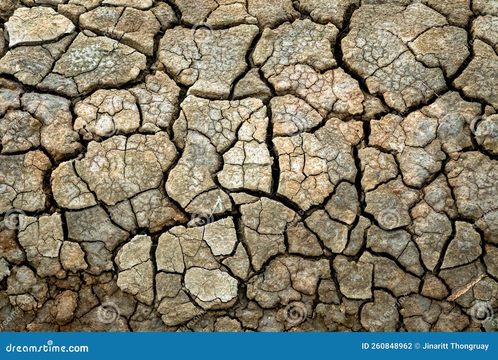 Dry Soil Surface with Deep Cracks Textured Background. Dried and ...