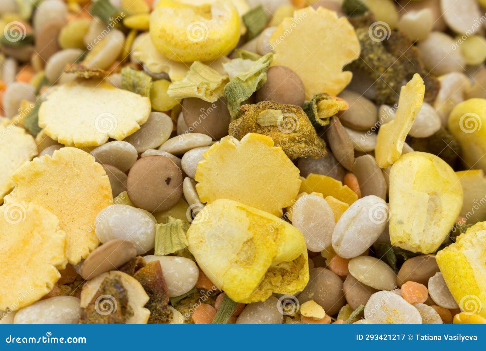 Dry Mix for Mexican Soup. Ingredients for a Quick Lunch. Close-up ...