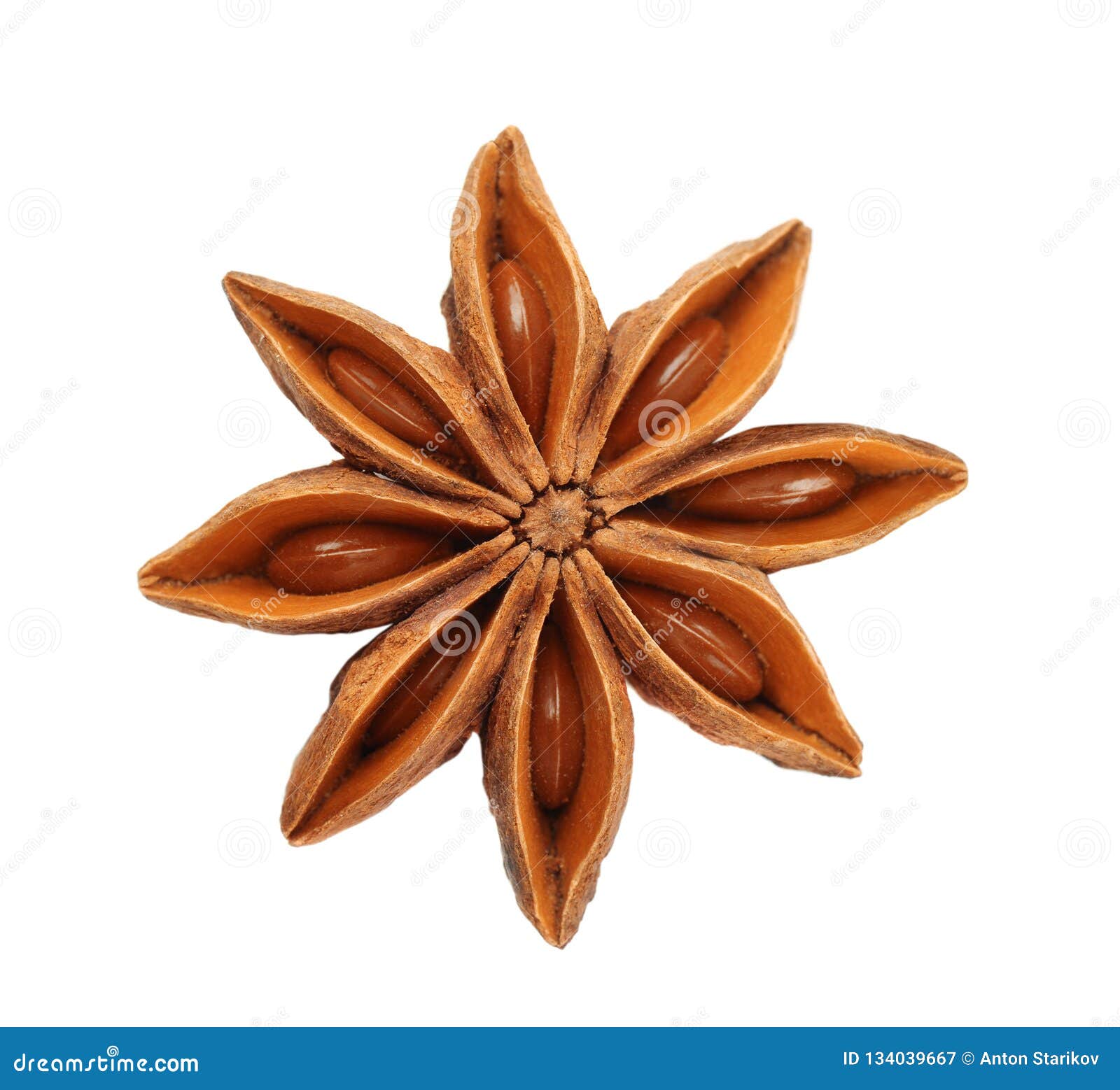 Dry star anise fruit stock image. Image of flavoring - 134039667