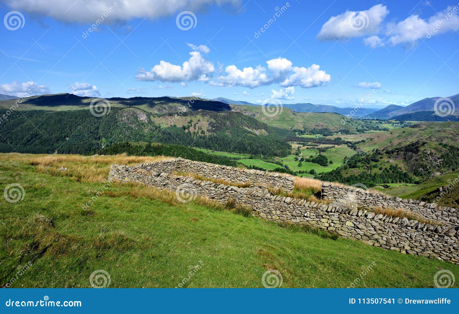 Dry Stone Sheepfold of the Sticks Pass Stock Image - Image of castle ...