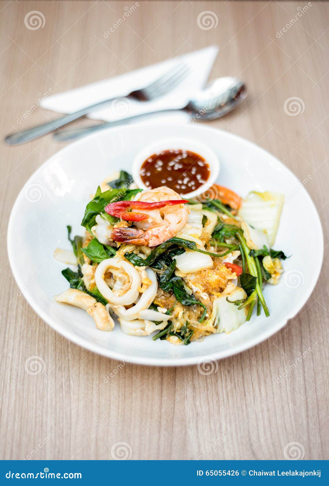 Dry suki stir fried. stock photo. Image of family, bean - 65055426