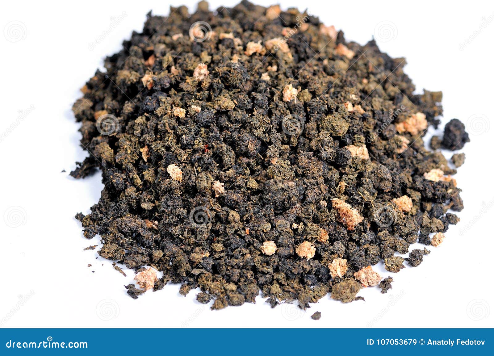 Dry Tea Leaves of Herbal Aromatic Tea. Close Up Stock Image - Image of ...